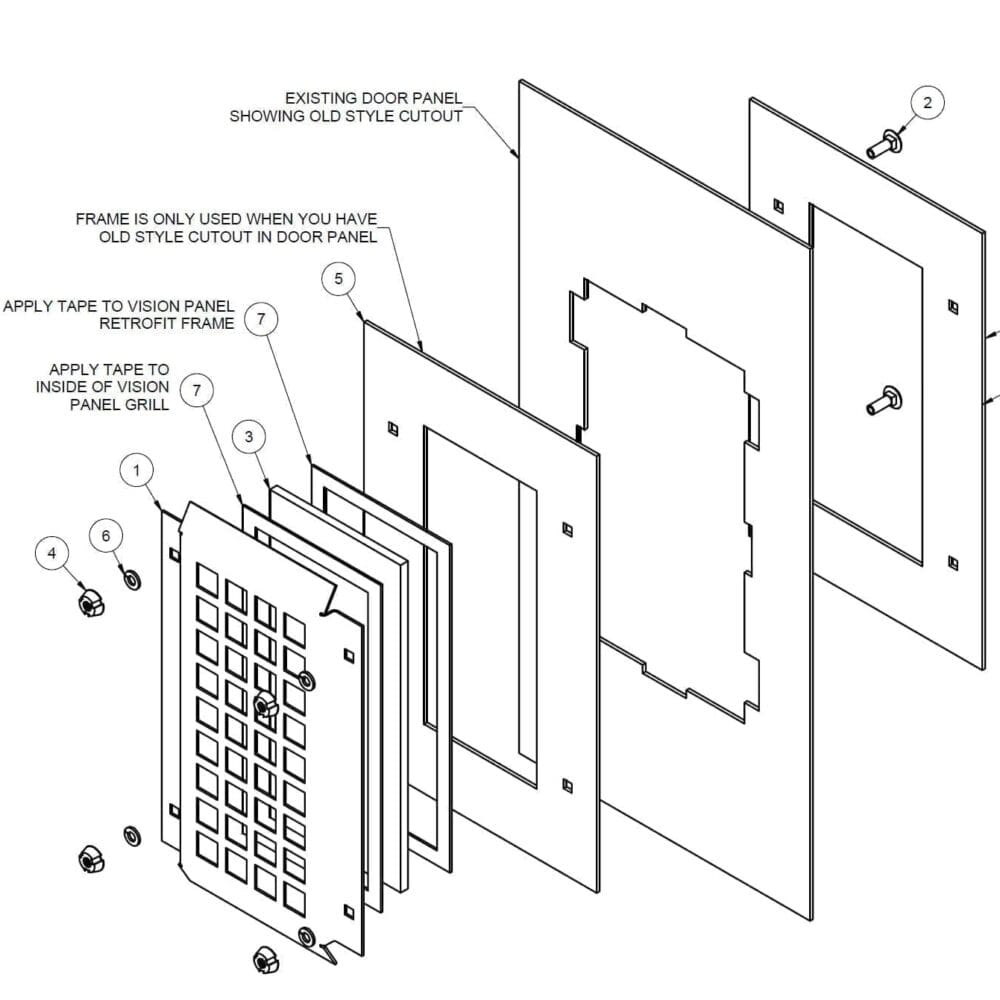 VISION PANEL GLASS | Peelle