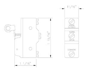 3-POINT MICRO SWITCH - Peelle Doors